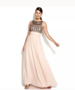 JS Collections | Dresses | Js Collections Size Beaded And Chiffon Dress ...